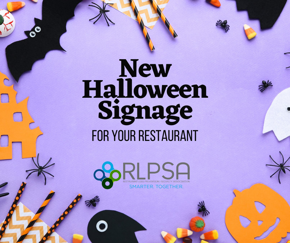 New Halloween Signage for your Restaurant - RLPSA
